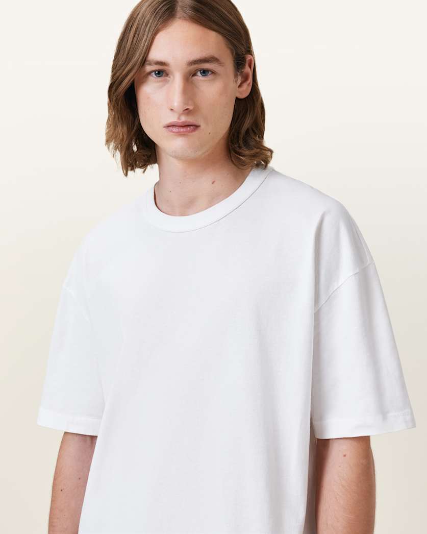 Sonny Short Sleeve T-Shirt Chalk White | ALLSAINTS